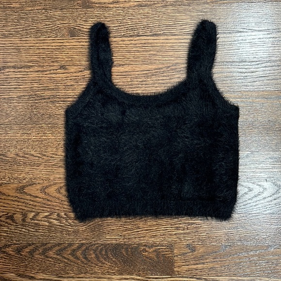 Tops | Fuzzy Tank | Poshmark